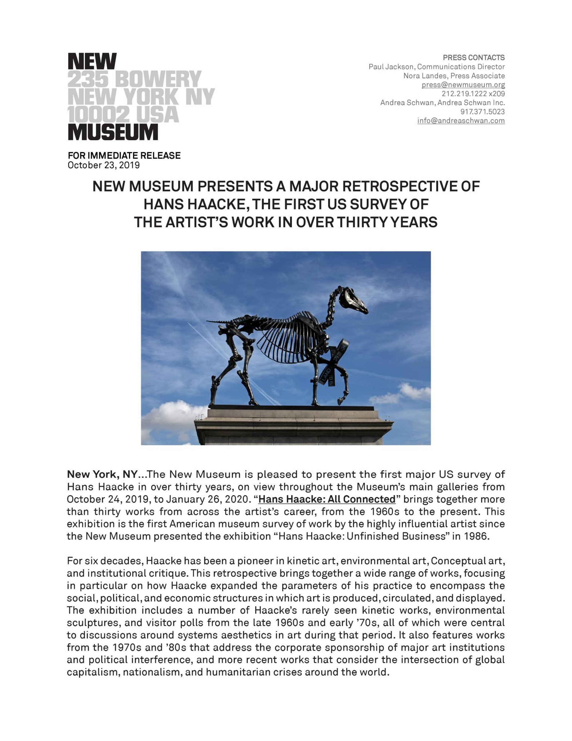Searches - New Museum Digital Archive
